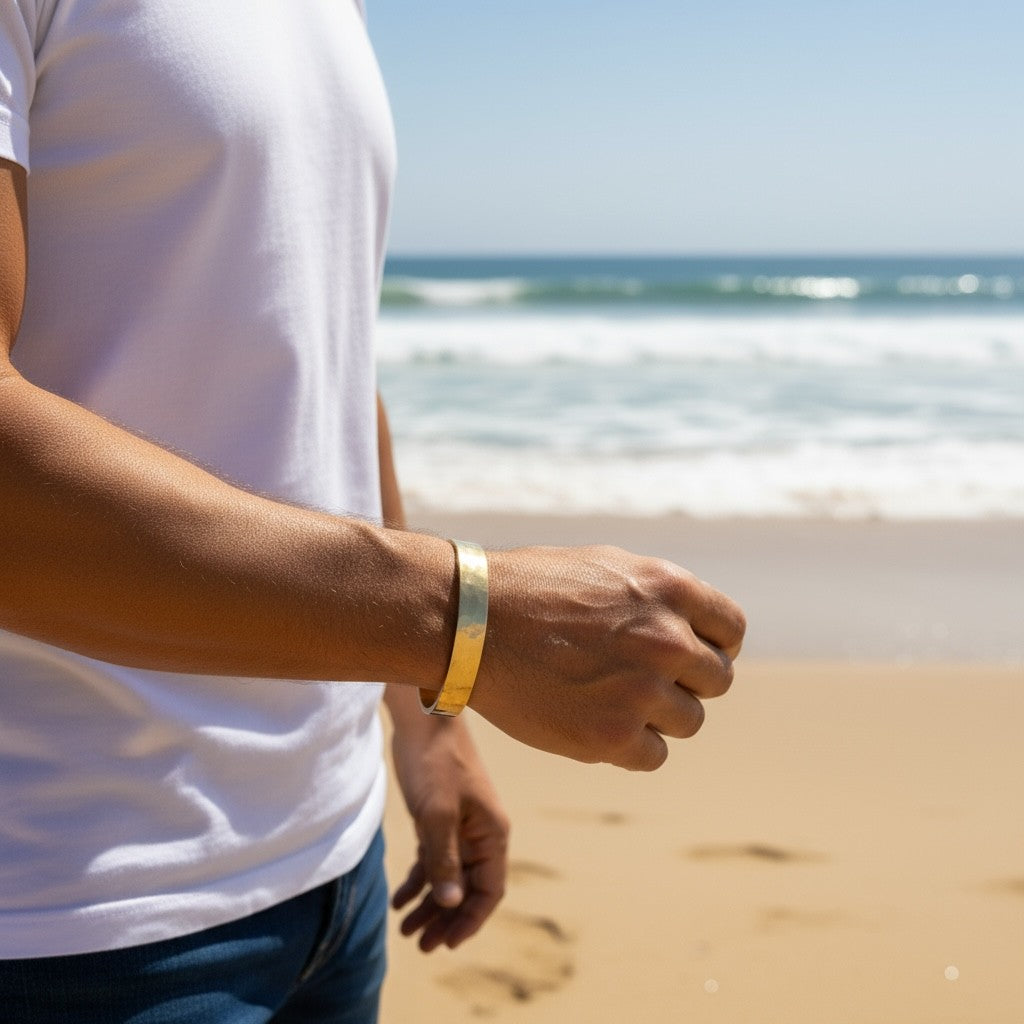 JAMIE BRONZE CUFF BRACELET — Elizabeth Burry Design
